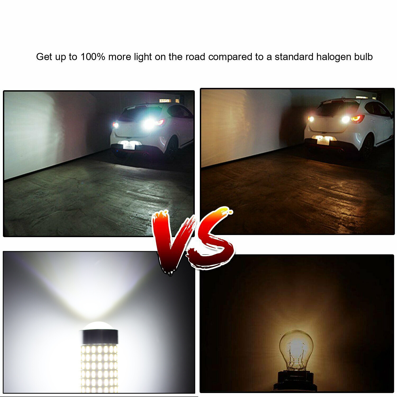 JDM ASTAR 144-SMD LED Backup Reverse Light Bulbs For Ford F-150 F150 ...