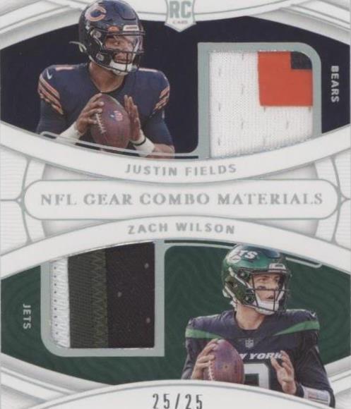 2021 Panini National Treasures - Rookie Nfl Gear Combo Materials Justin ...