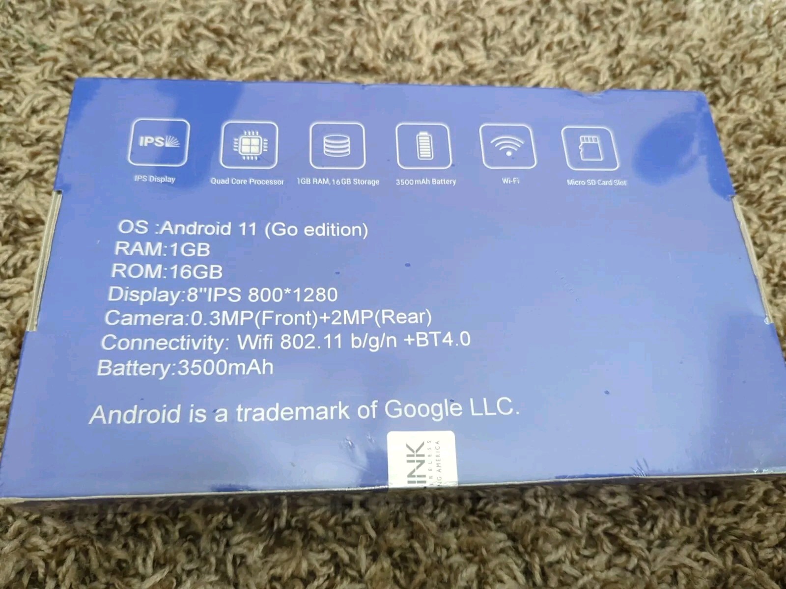 Q Link Wireless Scepter 8" 16GB Wi-Fi Tablet - Black for sale online | eBay