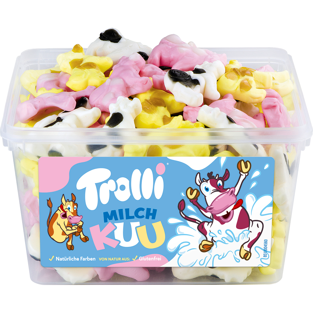 Trolli MILKY COW Fruit Flavour Jelly Shape Tub 1320g ( 150 pcs ) | eBay