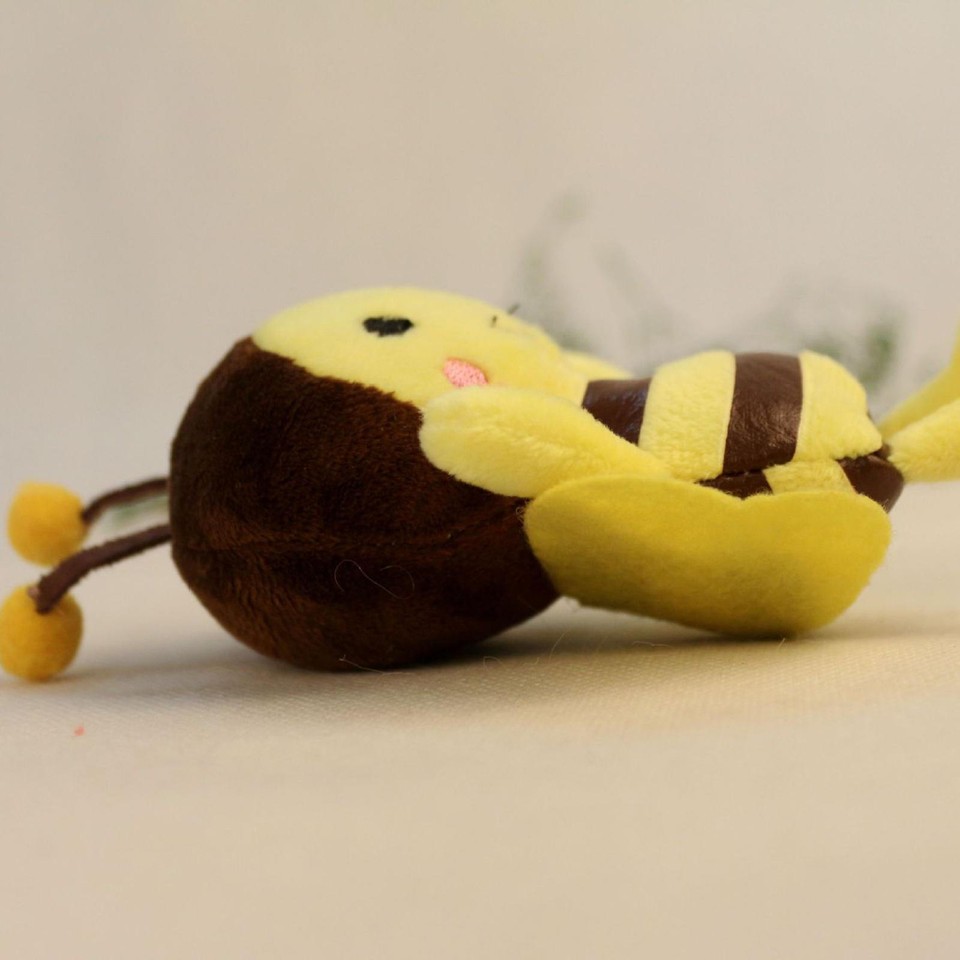 Bee Plush Stuffed Animal Toys Soft Bumblebee Plush Toys Cute Honey Bee ...