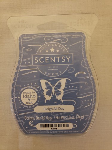 Authentic Scentsy Bar Wax Melt Sleigh All Day | eBay