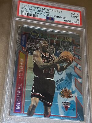 1996 Topps Mystery Finest Michael Jordan Super Team Conf Winner #M14 ...
