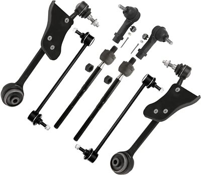 Front Lower Forward Control Arms Sway Bars Tie Rods for 2015 - 2019 ...