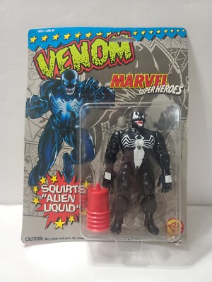 Marvel Super Heroes Venom Squirts Alien Liquid Figure Toy Biz 1993 NEW ...