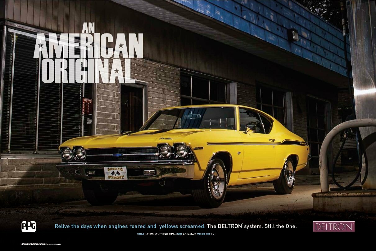 PPG DNAMORGPO2 Deltron American Original Chevy Chevelle Full Color Wall ...