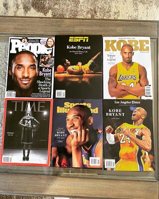 Kobe Bryant Magazine Set NEW ESPN SPORTS ILLUSTRATED La Times Special ...