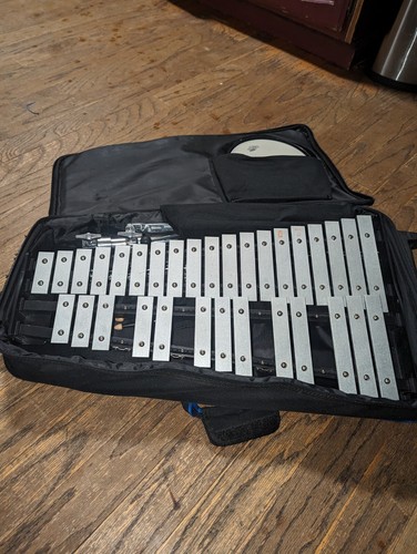 Mapex Percussion Xylophone Bell Kit w/Carrying Case Mallets Bag Stand ...