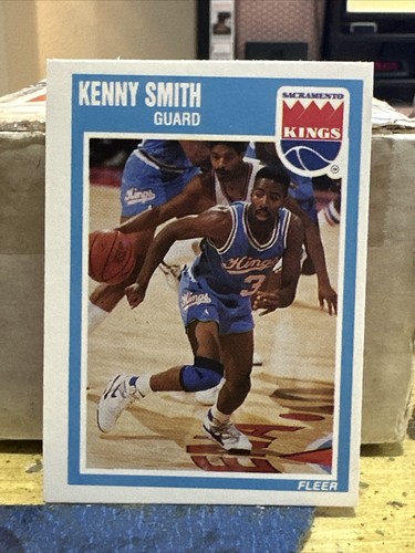 Vtg 1989-90 NBA Fleer #138 KENNY “Jet” SMITH Rockets Kings UNC PG NM/Mt ...