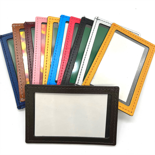 UK MADE LEATHER TRAVEL CARD HOLDER Bank Credit Card Holder Bus Pass ...