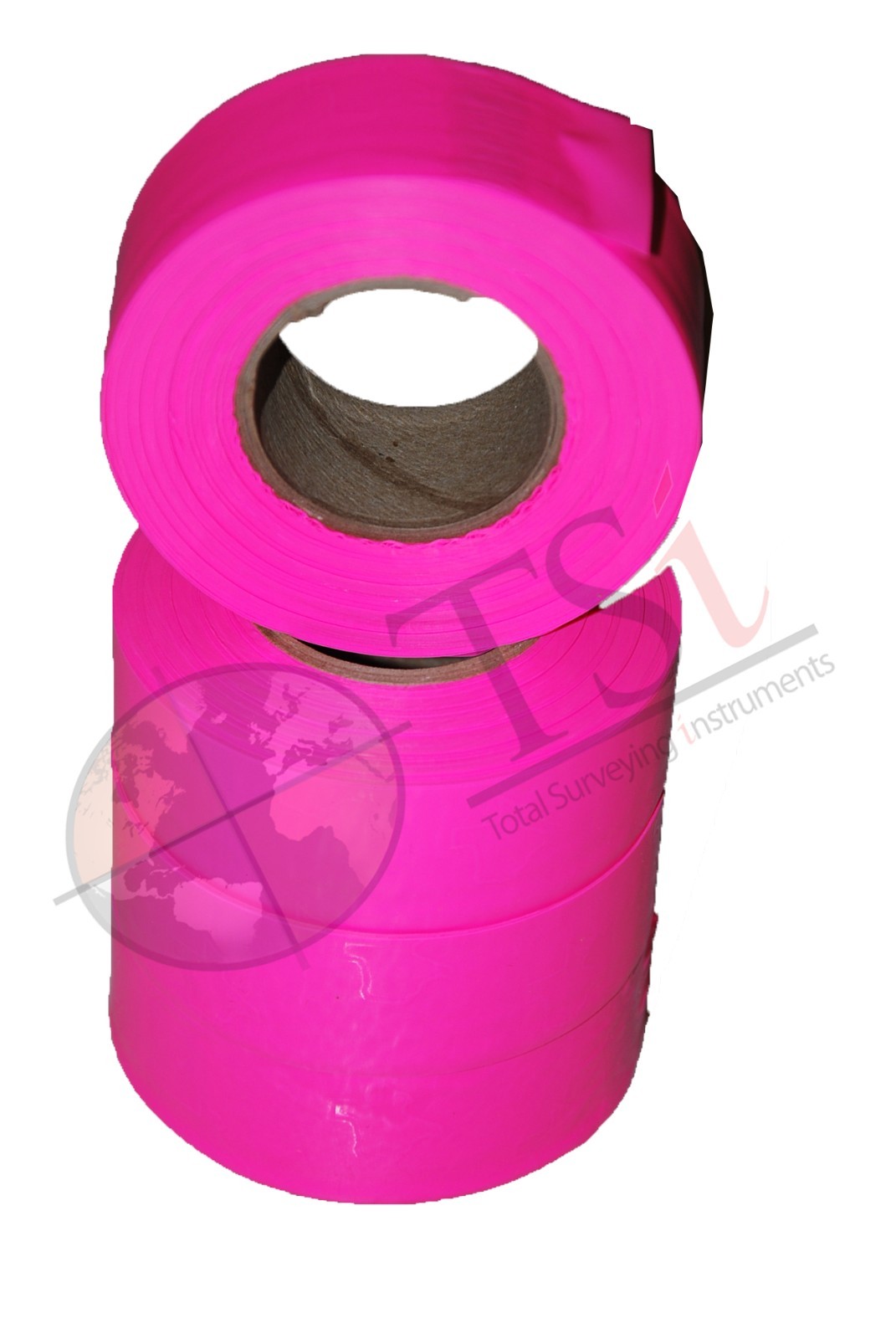 Sitepro Pink Glo Flagging Tape Ribbon For Survey Construction (12Rolls ...