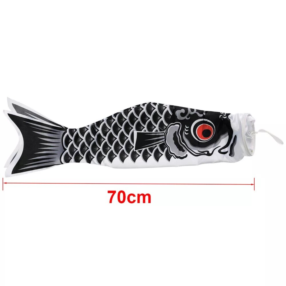 Japanese Koi Fish Windsock Carp Colorful Outdoor Decor Hanging 40cm ...