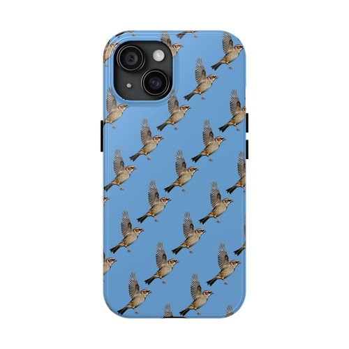 Sparrow Tough Phone Case bird watcher lover nature smart cell backyard ...
