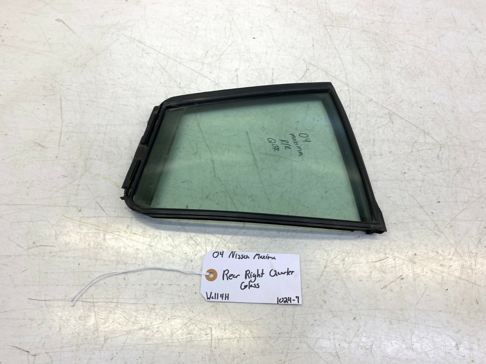 04 05 06 NISSAN MAXIMA PASSENGER RIGHT REAR QUARTER VENT GLASS OEM ...