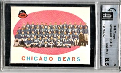 Chicago Bears Team 1959 Topps Card #104 GAI NM-MT+ 8.5 | eBay