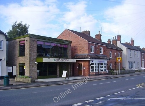 Photo 6x4 Bilton-Main Street Rugby Restaurant and Shop near Lawford ...