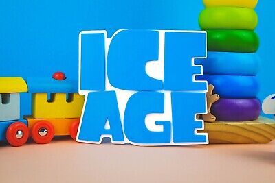 Ice Age Logo 3D Printed Pretend Play Toy Learning 20th Century Fox ...