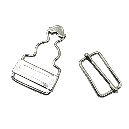 6 Sets Dungaree Suspender Clips Overall Buckles 32mm Wide Buckles Clips ...