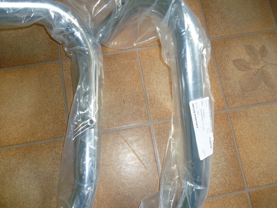 TRIUMPH BONNEVILLE T120TT 1963-68 EXHAUST PIPES 70-5959 70-5961 UK MADE ...
