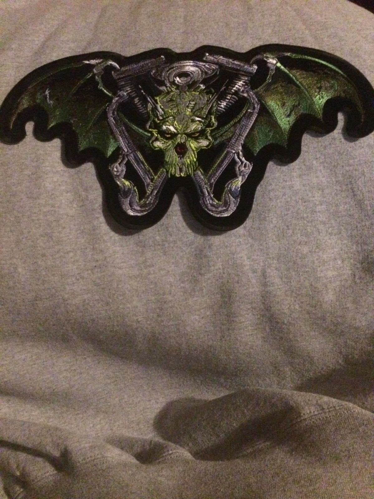 V-TWIN BATWING BIKER PATCH 12" NEW | eBay