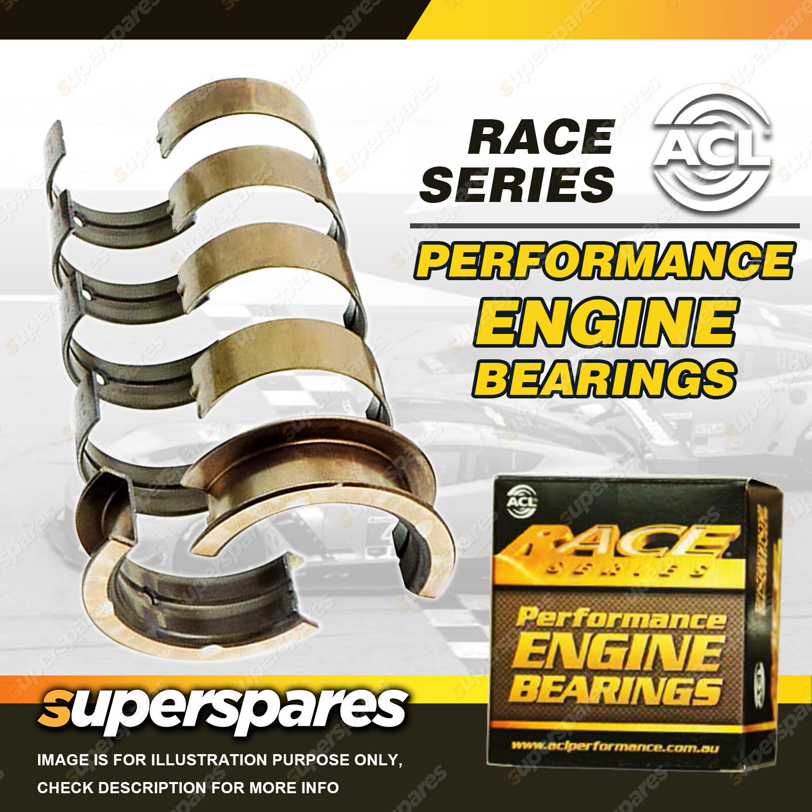 ACL Main Bearing Set for Volkswagen Golf MK7 GTi R TFSI 1984cc EA888 ...