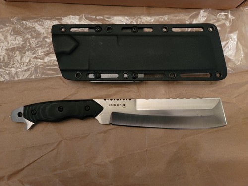 JOHN GRAHAM RAZEL SS7 2013 FULL TANG BLADE KNIFE WITH SHEATH - NEW ...