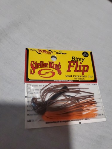 Strike King Jigs Bitsy Bug Flipping orangebrown | eBay