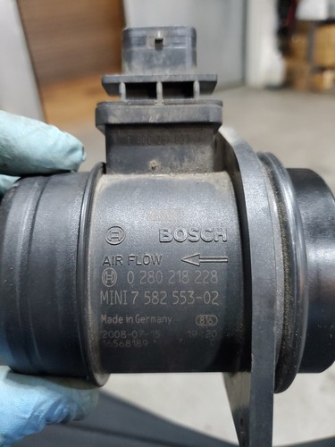2009 MINI CLUBMAN JOHN COOPER WORKS MASS AIR FLOW METER MAF SENSOR ...