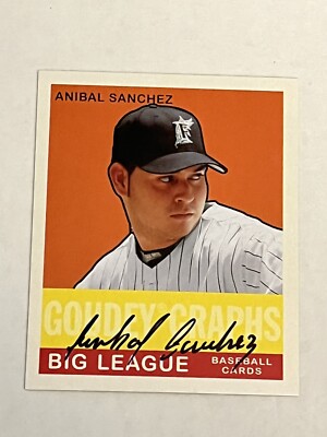 Anibal Sanchez 2007 Upper Deck Goudey Graphs Big League Autograph Auto ...