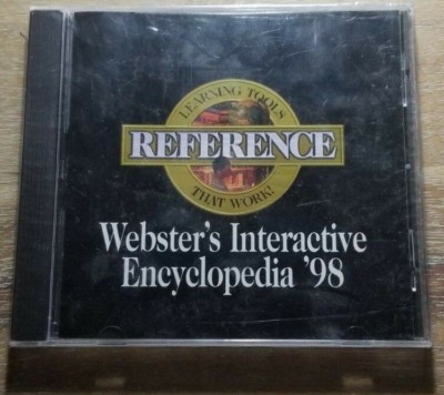 Webster's Interactive Encyclopedia 98 (Pro One, Windows/PC, 1998)- NEW ...