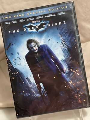 The Dark Knight (DVD, 2008, 2-Disc Set, Special Edition) Factory Sealed ...