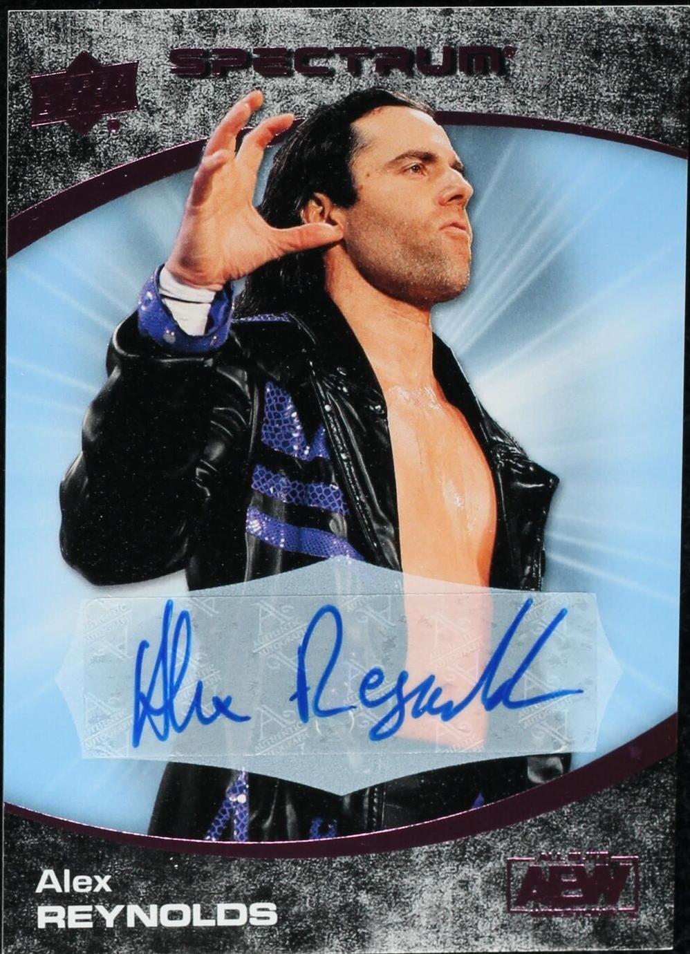 2021 Upper Deck AEW Spectrum - Alex Reynolds #89 Beach Autographs /5 ...