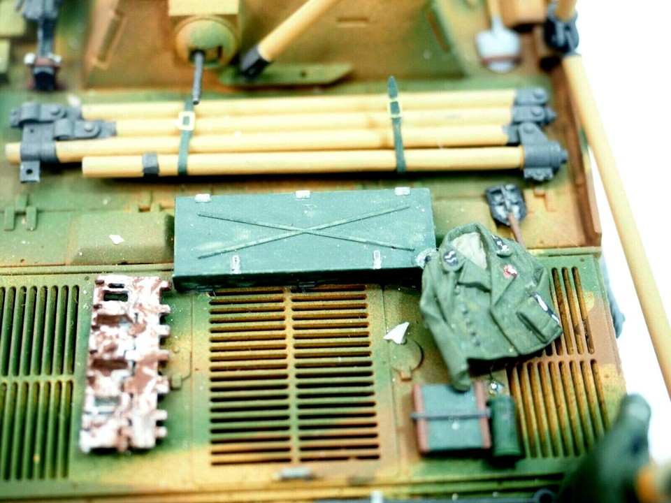 Bergepanther Tiger II Recovery Vehicle 1:35 Model Assembled/Painted ...