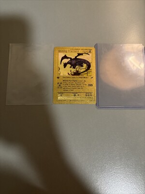 1995-2000 Golden Shining Charizard RARE Pokémon 107/105 1st Edition | eBay