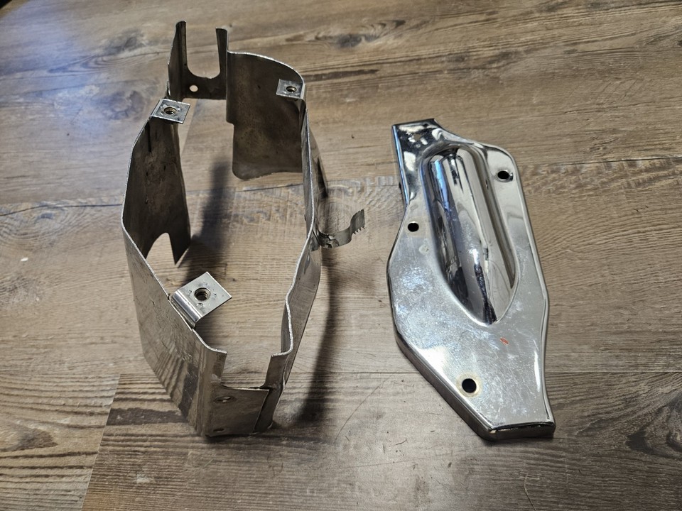 1966 1967 C2 Corvette V8 427 BBC Engine distributor ignition Shield GM ...