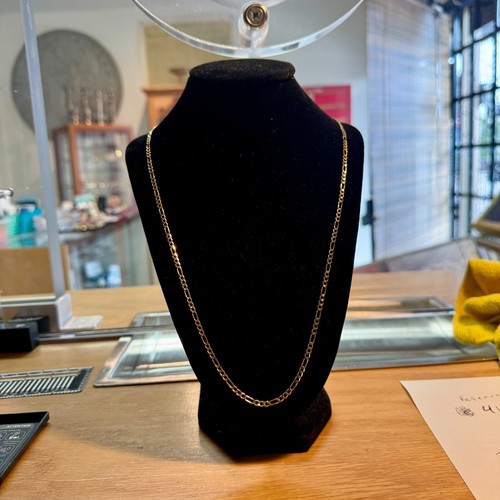 Solid 14k Gold Necklace / 9.41 Grams / 24” Long / 3mm Wide / Marked 14k ...