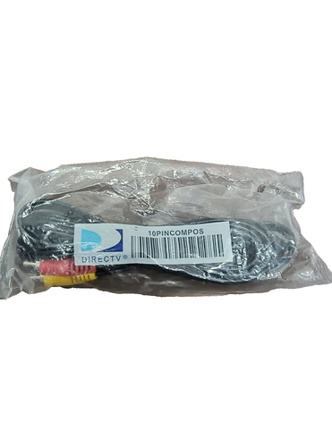 DIRECTV 10 PIN A/V COMPOSITE CABLE FOR CLIENTS HR54 10PINCOMPOS RCA ...