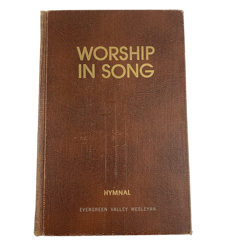 Vintage Hymnal Worship In Song Music Hymns Book Religion 1972 Wesleyan | eBay