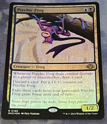 Psychic Frog MTG Modern Horizons 3 MH3 FOIL RARE NM | eBay