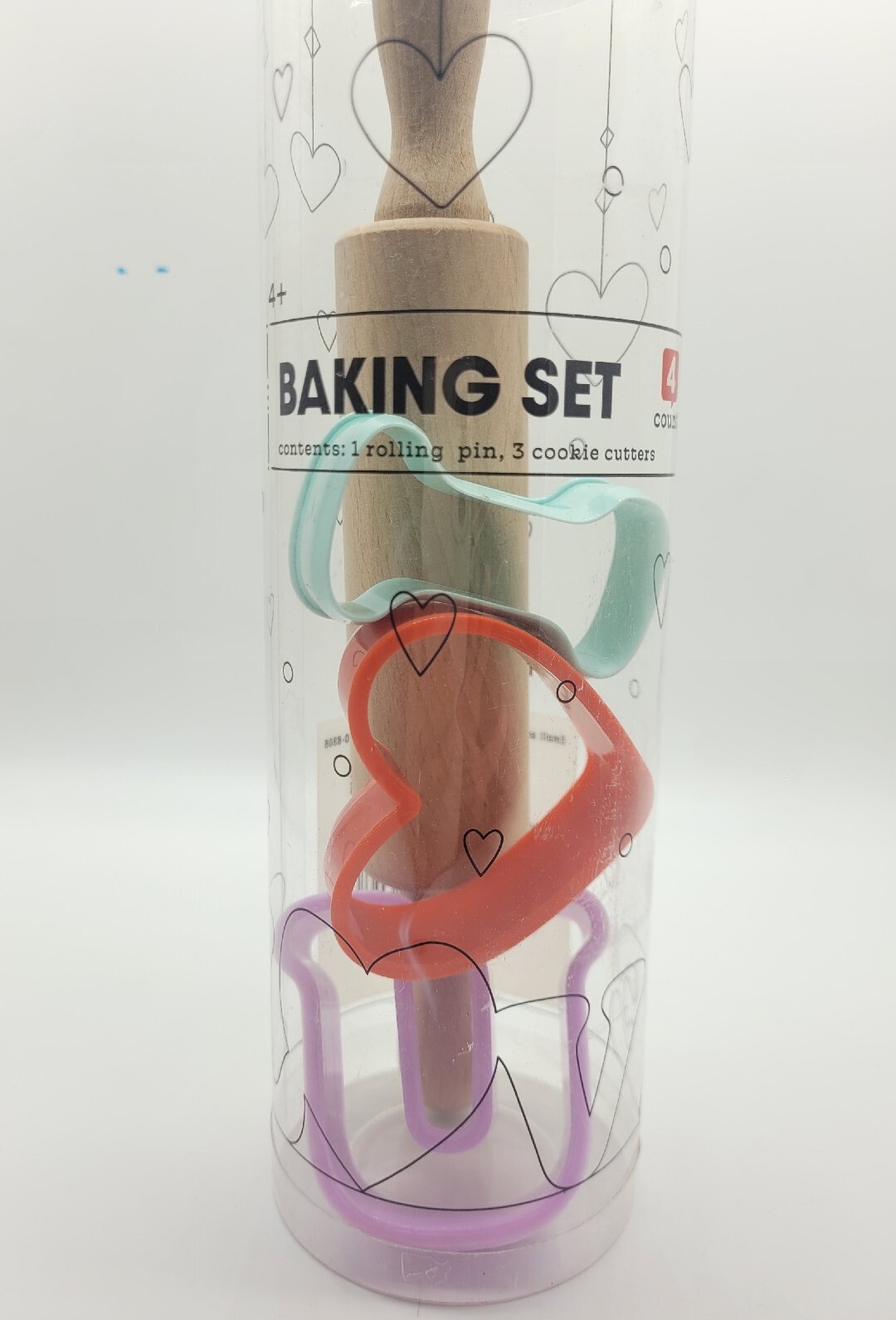 Get Creative with Mini Baking Set: 1 Rolling Pin and 3 Cookie Cutters ...
