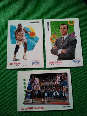 (3 Cards) 1992 Skybox - Los Angeles Clippers - Ron Harper - Mike ...