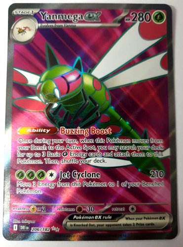 Pokemon Destined Rivals - Yanmega EX - Ultra Rare NM 206/182 | eBay