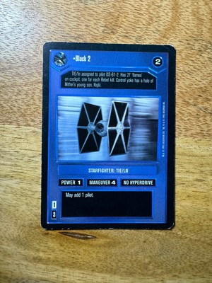 Black 2 - Star Wars CCG (SWCCG) - Premiere Limited- Decipher | eBay