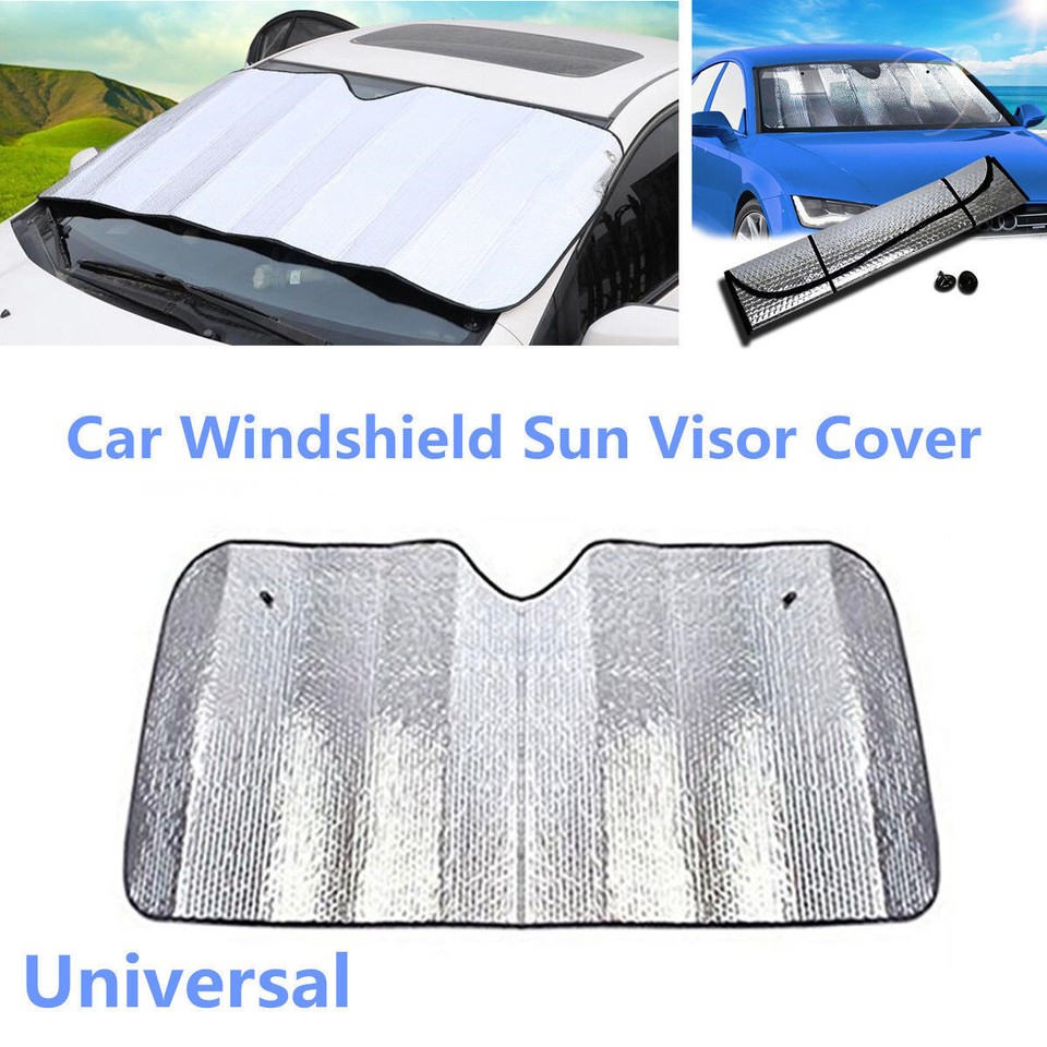 Universal Automobile Car Reflective Visor Windshield Sun Shade UV Block ...