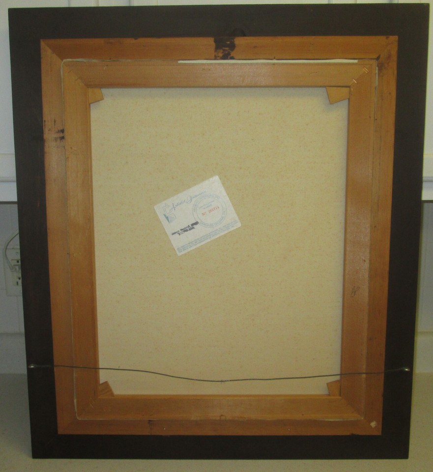 SEA CAPTAIN BY KENNETH SUESS Coastal Original Oil Painting Framed | eBay