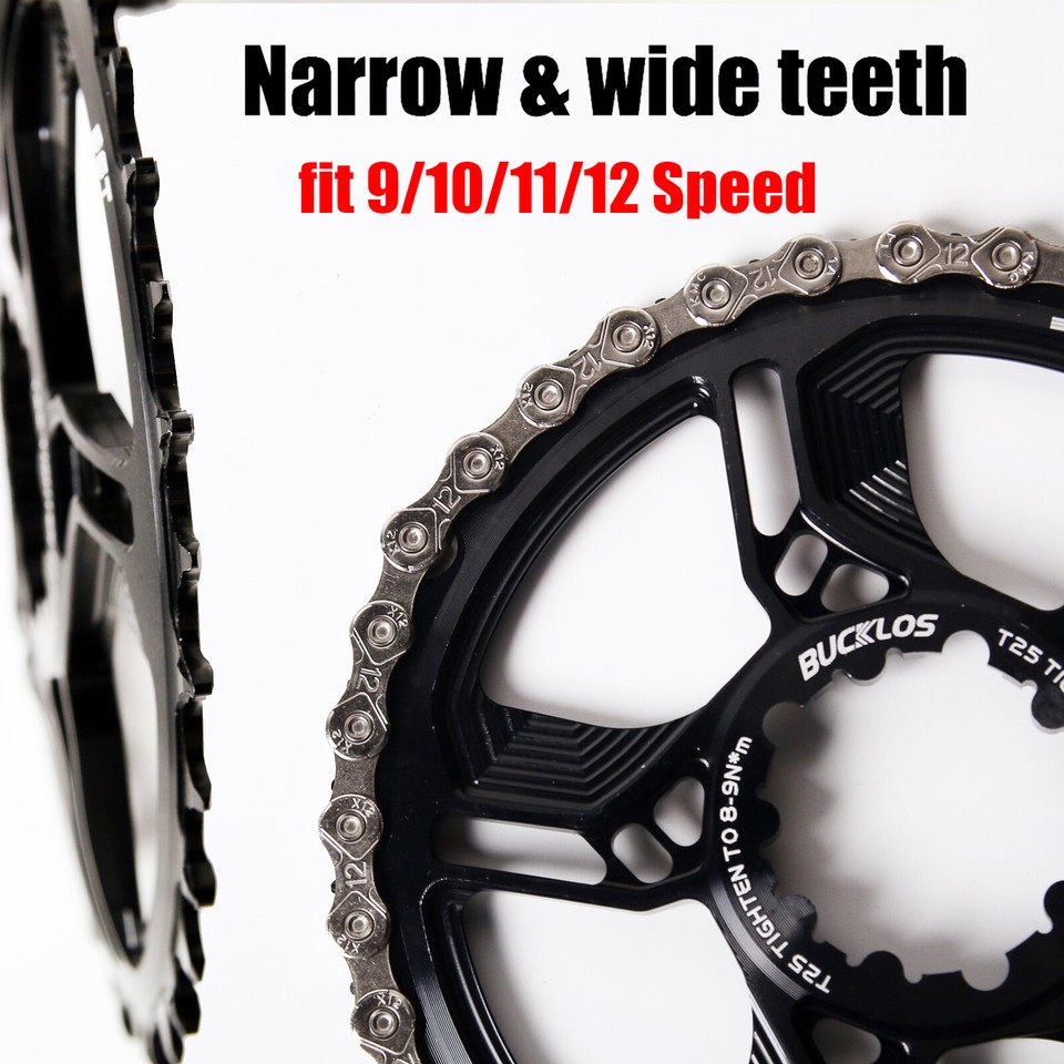 BUCKLOS MTB Crankset BB 32/34/36/38T Chainring Narrow Wide 170/175mm ...
