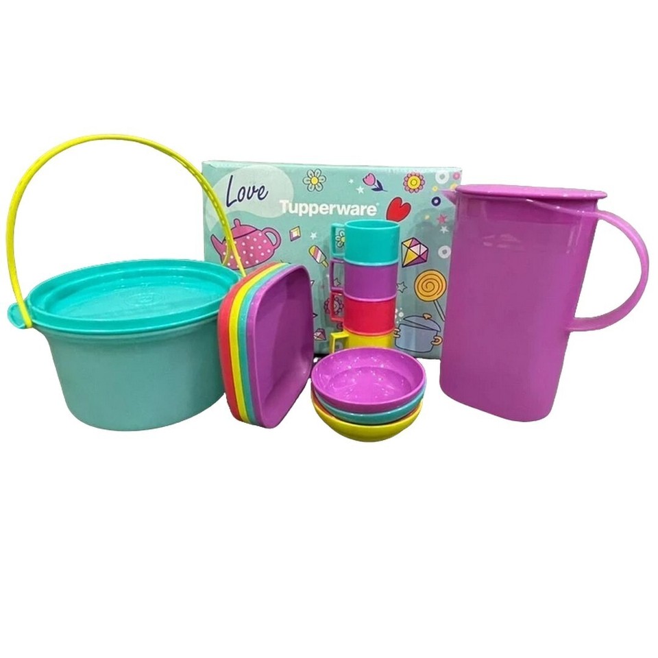 Tupperware 14pcs Miniature Cooking Set Kids Play Mini Toy Set Xmas Gift ...