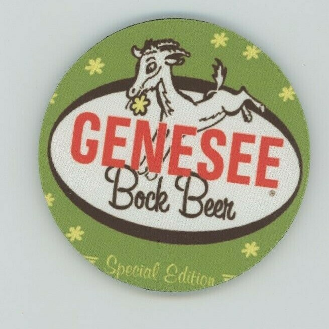 Genesee Bock Beer COASTER - Cerveza Bier - Goat Special Edition | eBay