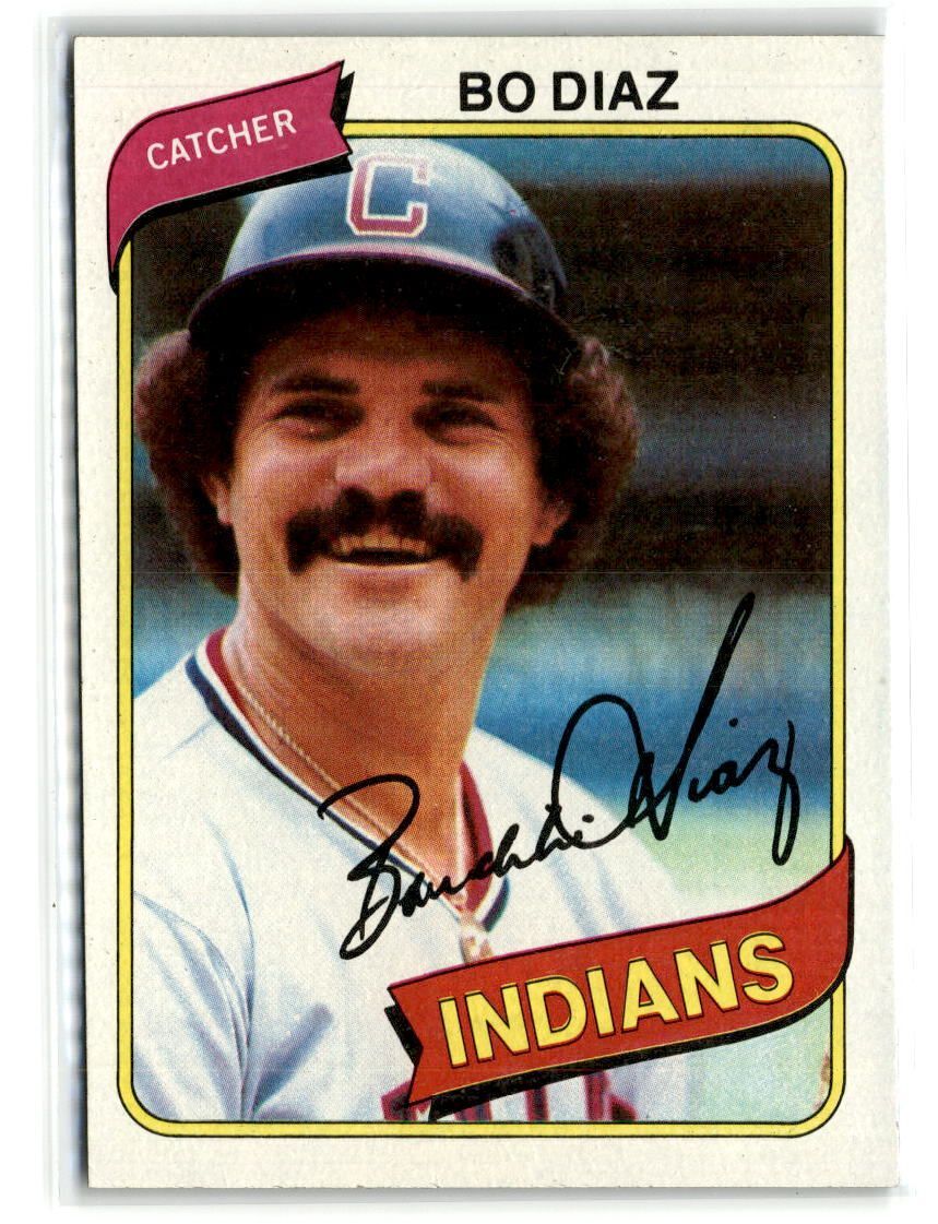 1980 Topps Baseball #483 Bo Diaz Cleveland Indians | eBay