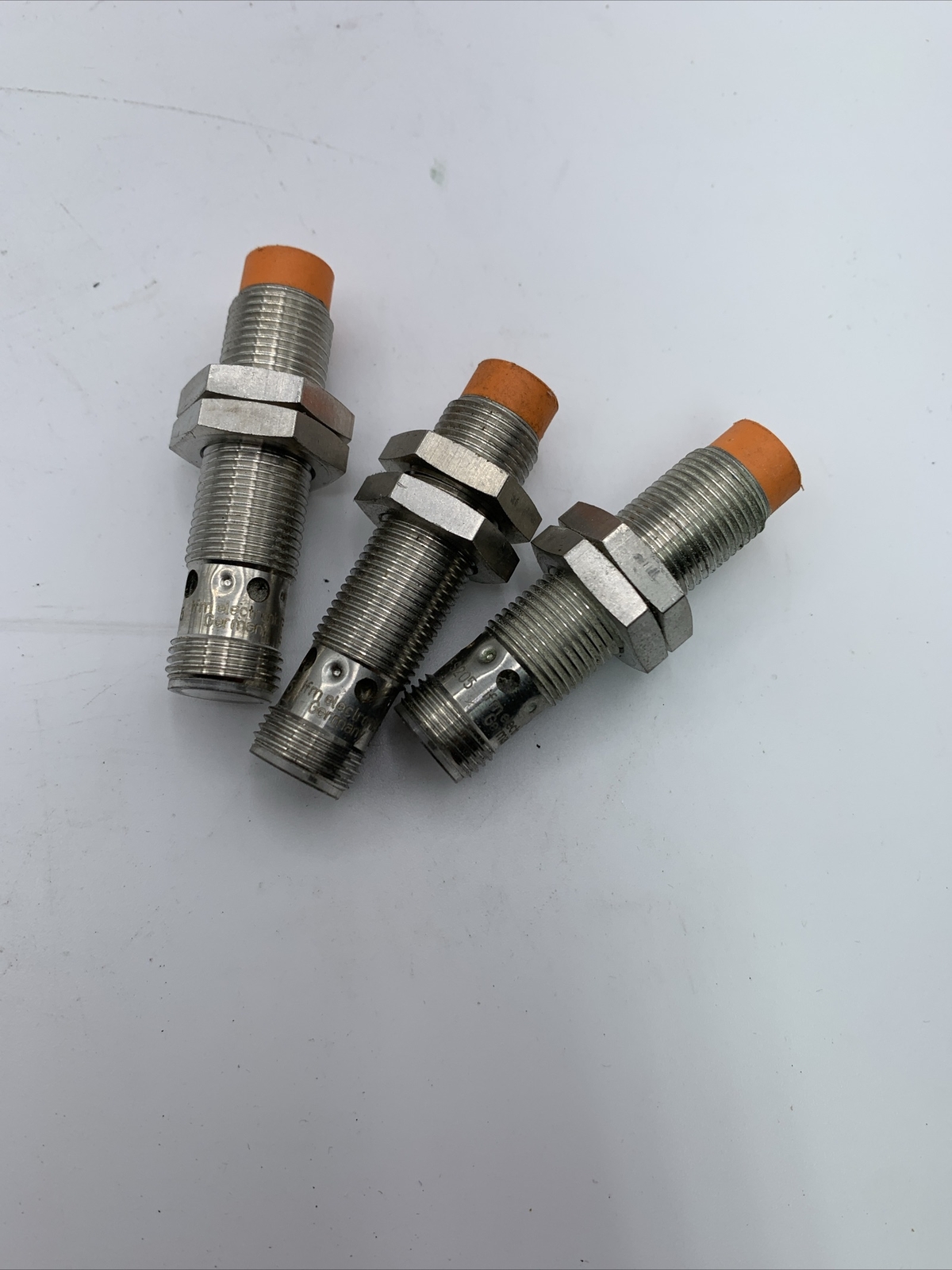 Lot Of 3 IFM IFS205 Inductive proximity sensor switch 10-30VDC See Pics ...
